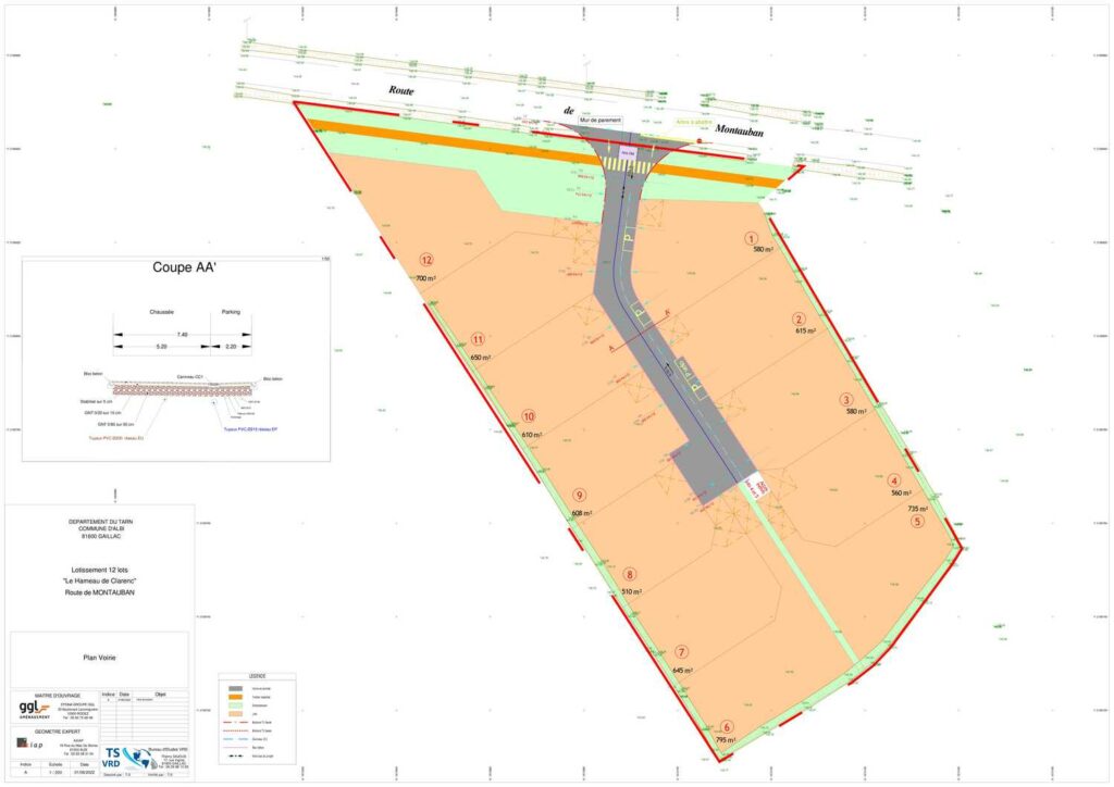 Voirie et Réseaux Divers - VRD - TS VRD